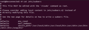 How To Add User To Sudoers On Ubuntu 20.04 – devconnected