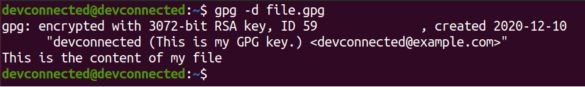 How To Encrypt File On Linux Devconnected
