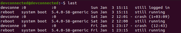 How To Find Last Login on Linux – devconnected