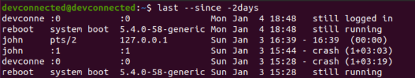 How To Find Last Login on Linux – devconnected